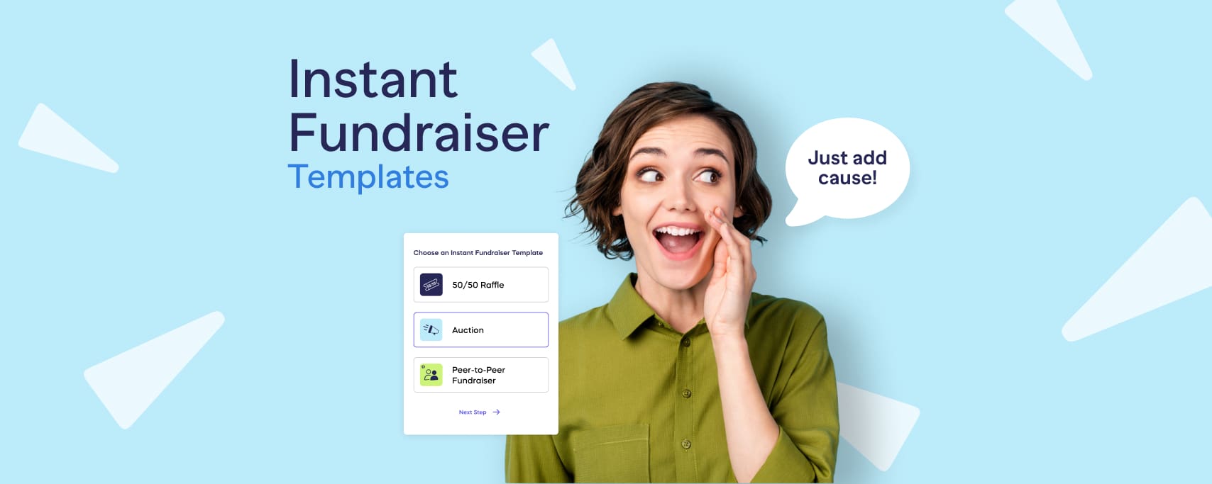 Instant Fundraiser Templates - just add cause! - RallyUp