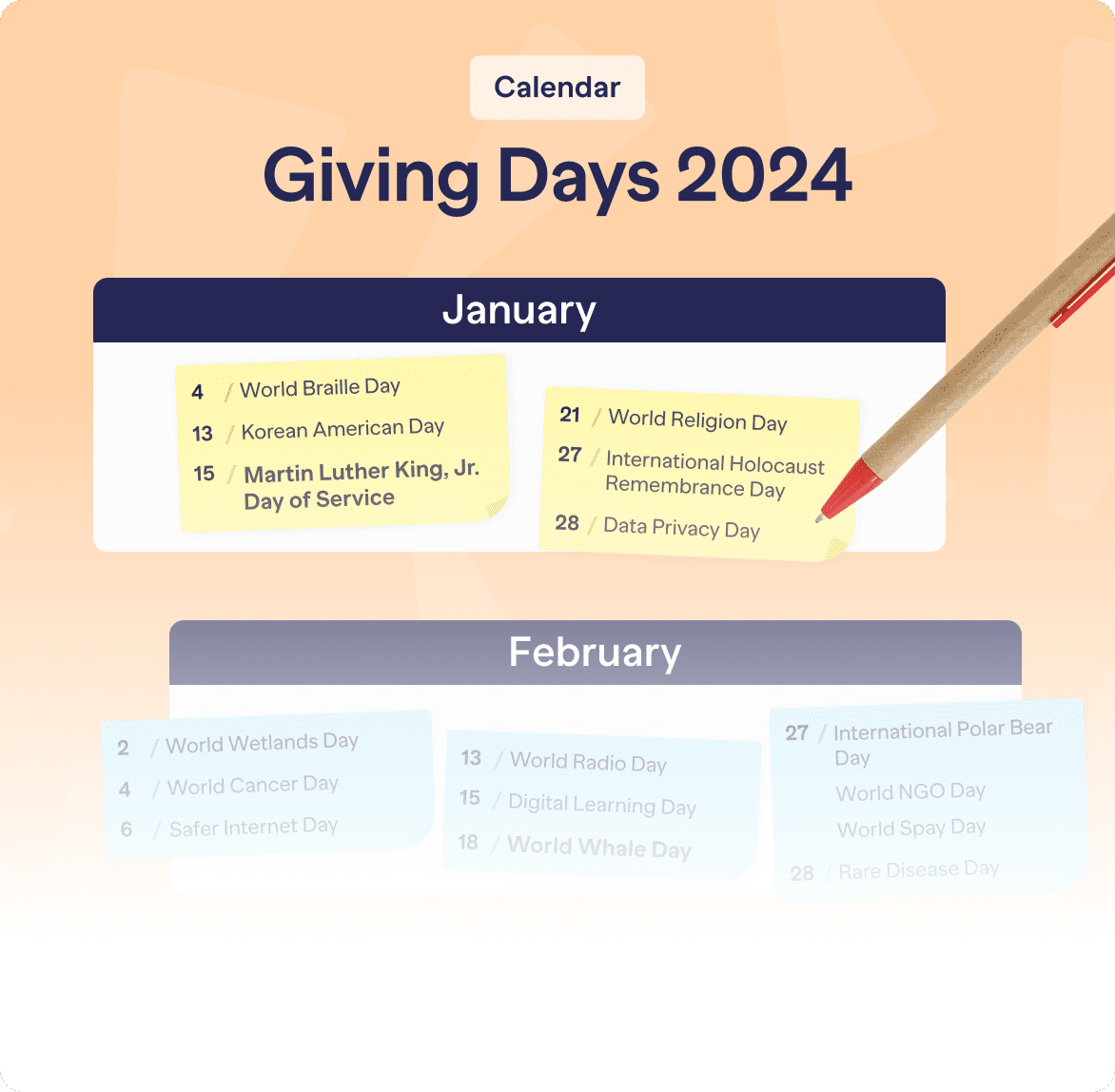 RallyUp's 2024 Giving Day Calendar - RallyUp